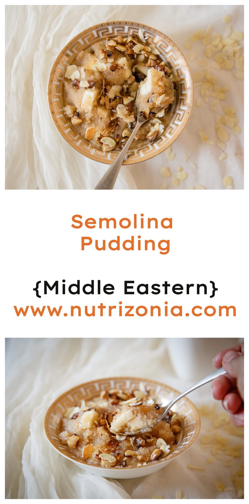 Palestinian Semolina pudding (Halawet El Smeed) - :: Nutrizonia
